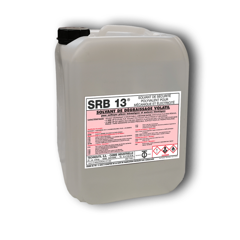 SRB 13 | Solvant polyvalent, mécanique et électrique – Technoutil